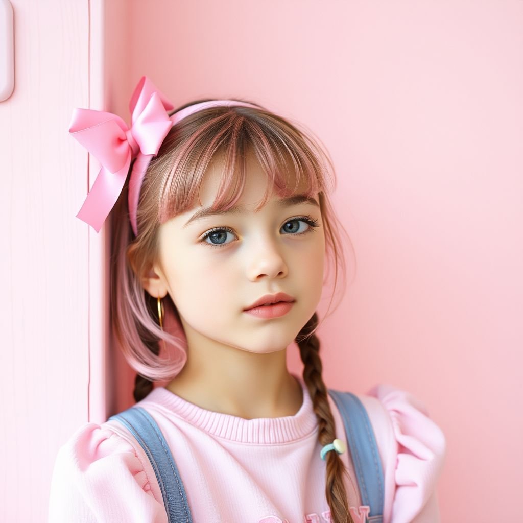 Pink pastel girl | Fanart