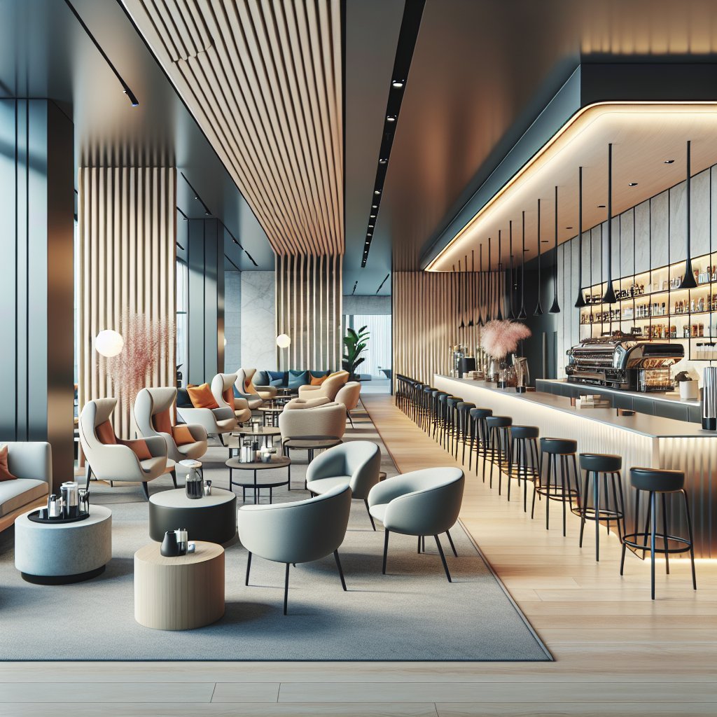 Modern lounge and coffee shop | Fanart