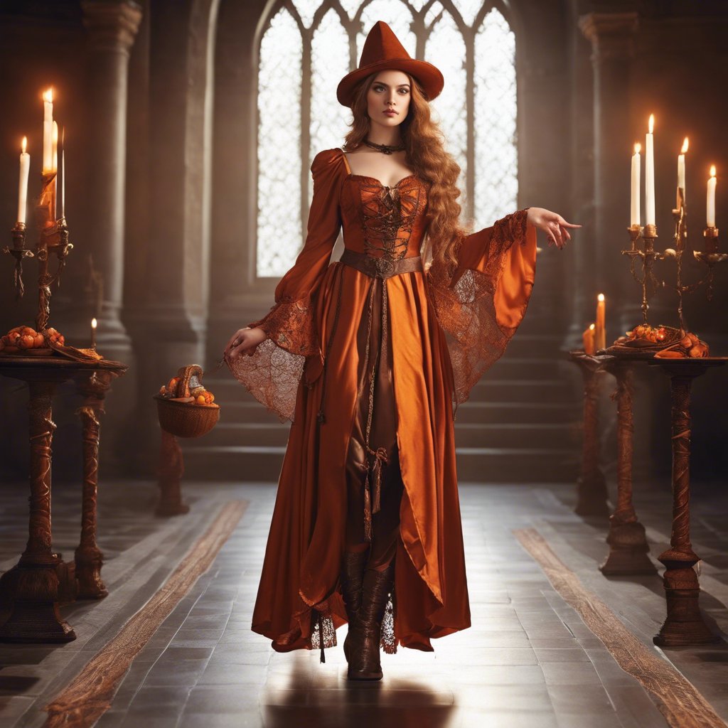 Burnt orange witch | Fanart