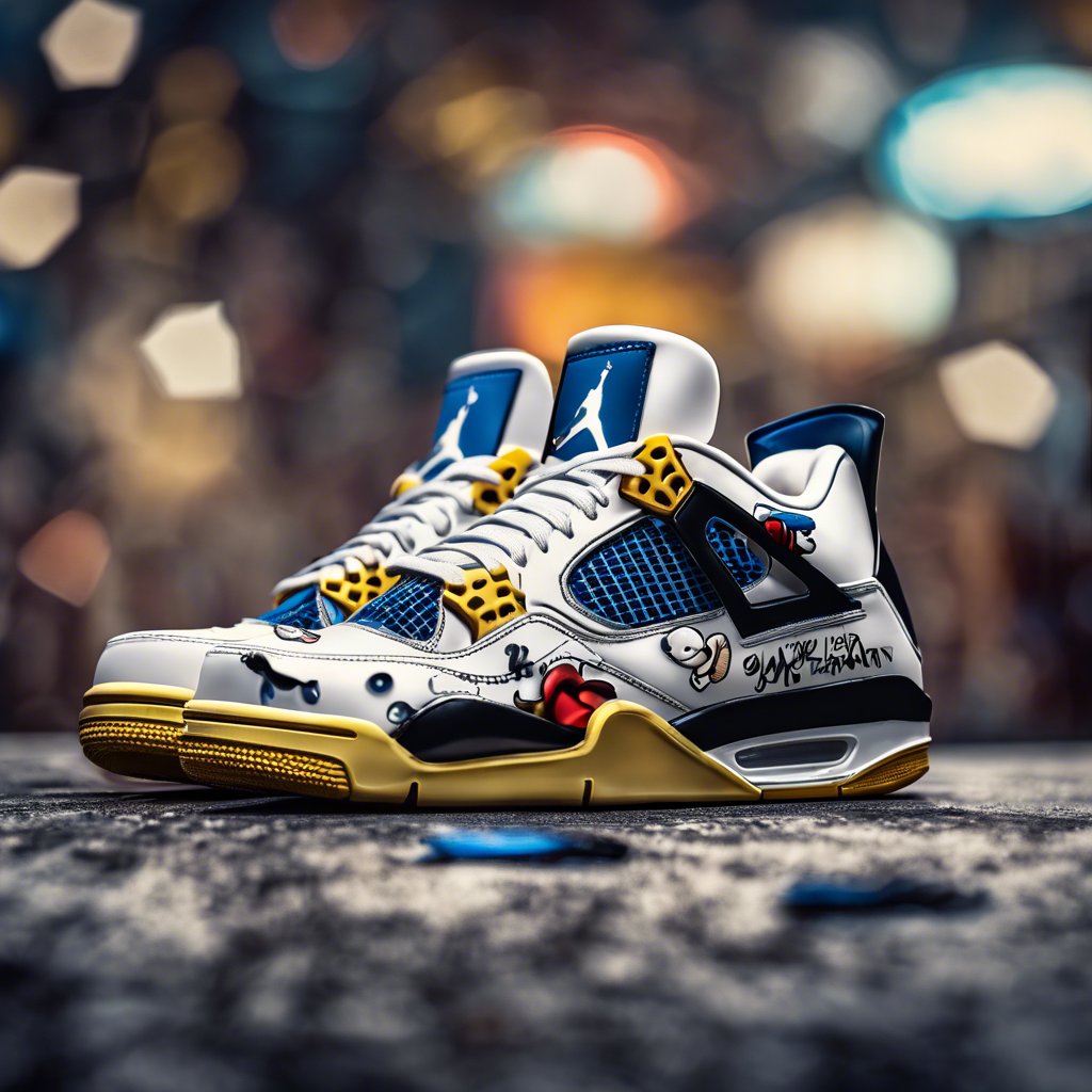 Jordan 4s being worn by Donald | Fanart