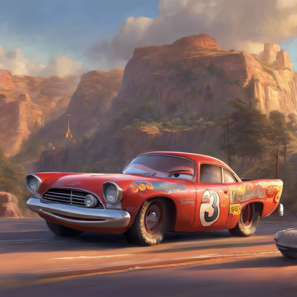 Disney Cars: McQueen, His Daughter, and | Fanart
