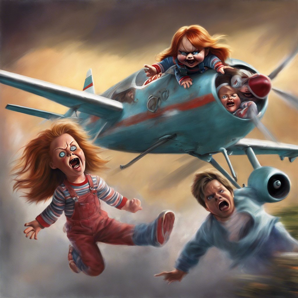 Chucky and Tiffany’s children Glen and Fanart