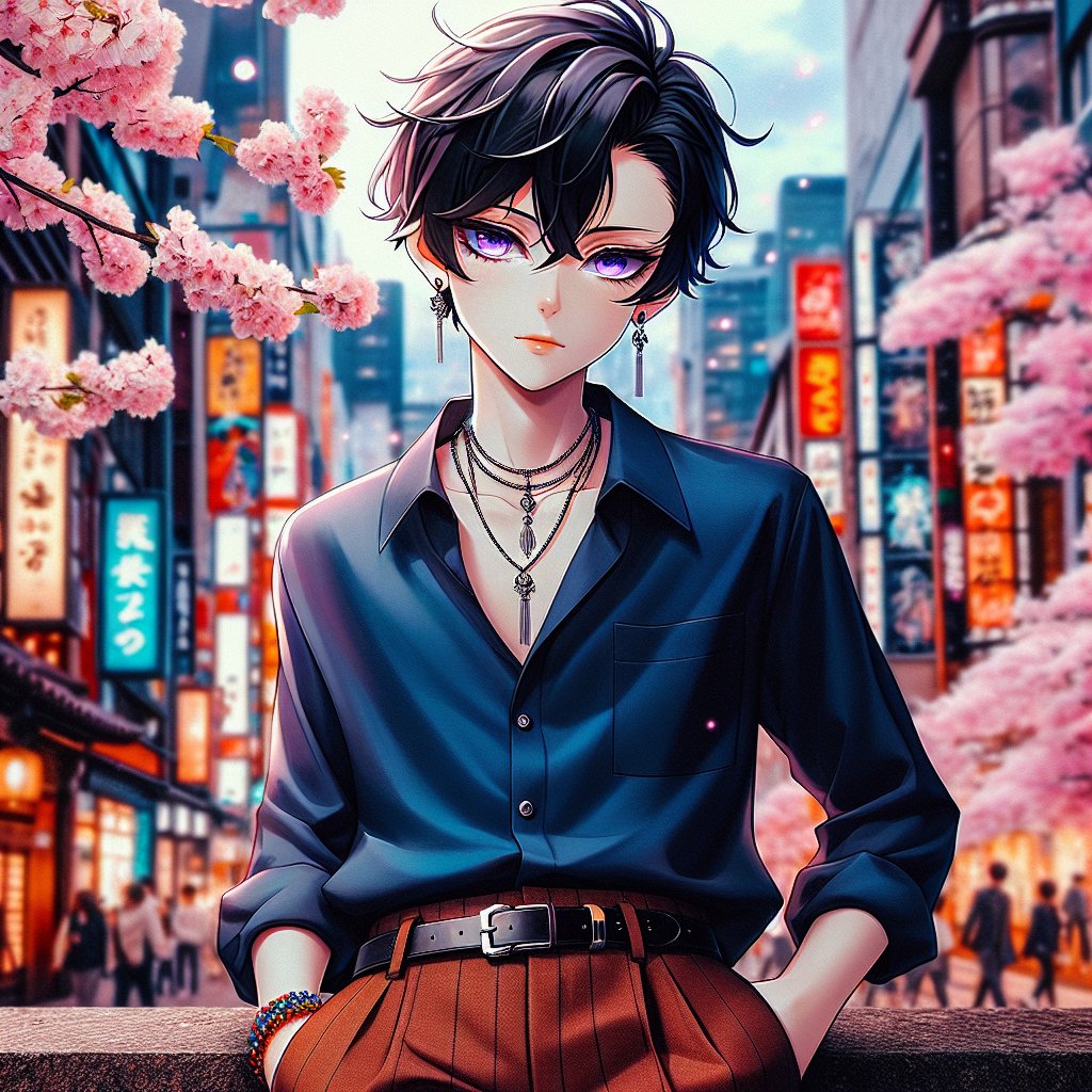 Explore Anime Boy Wearing Mask: Anime Boy Drawn In Anime Art Style ...