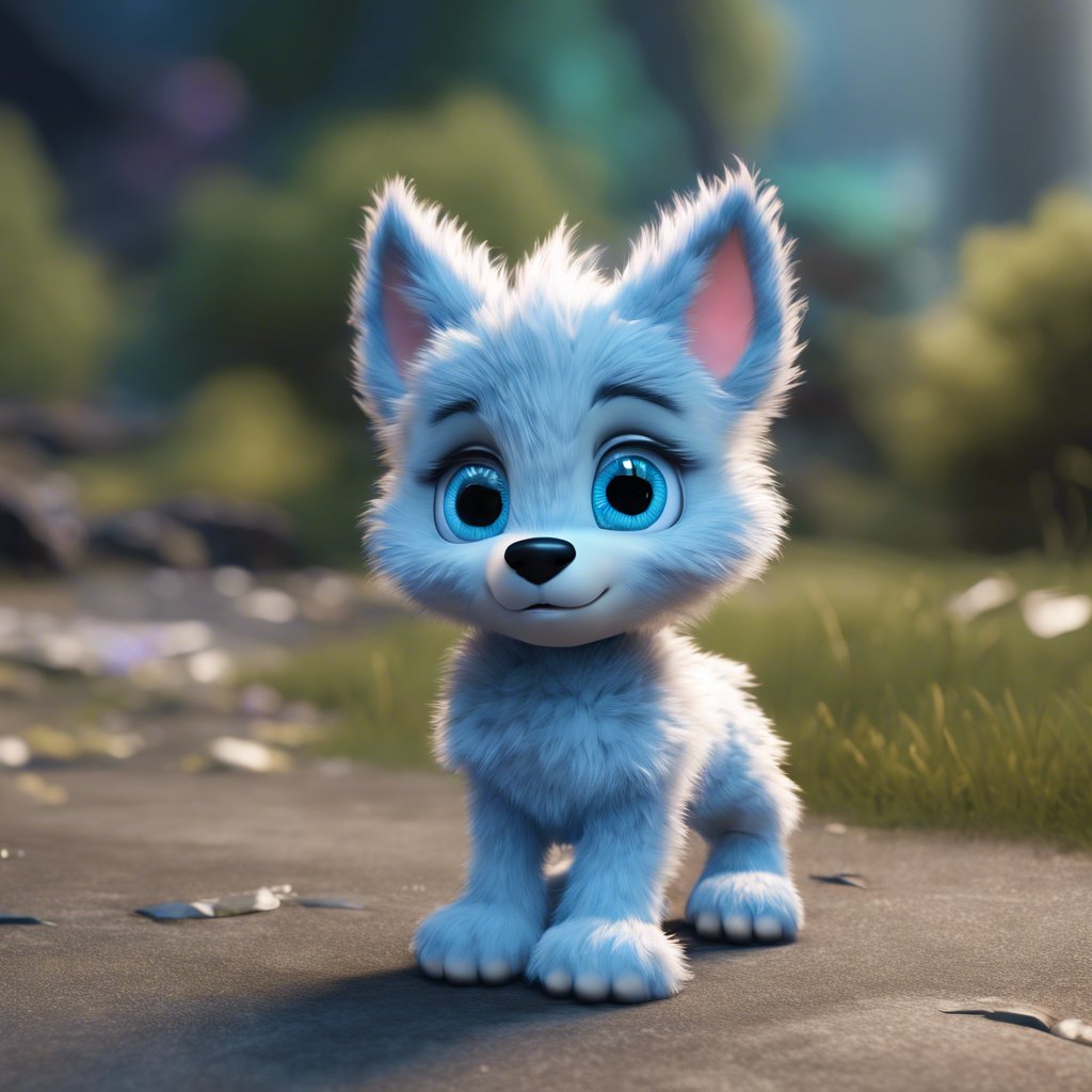 The cutest adorablest lil cute wolf Fanart