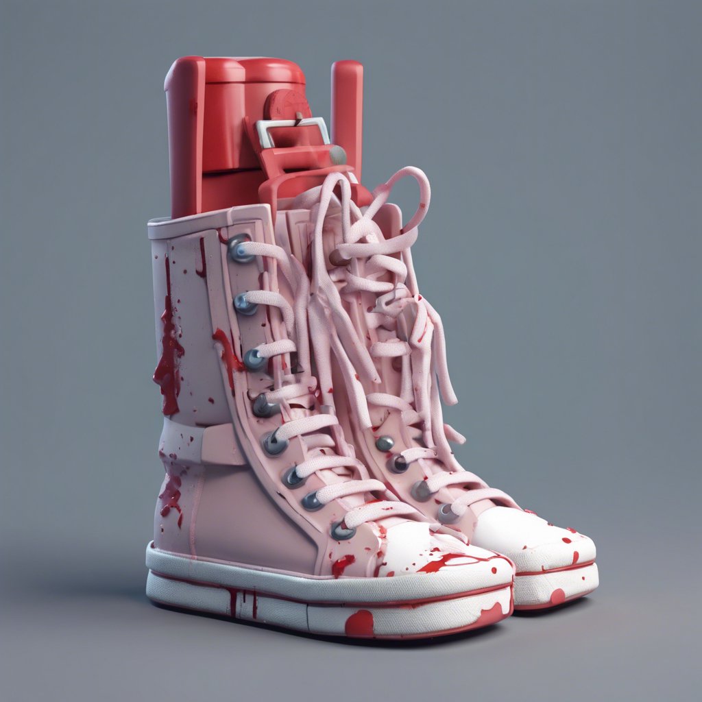 The shining bloody elevator high top Fanart