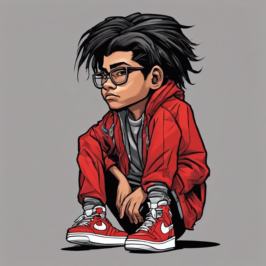 A 13-year-old Apache boy with straight Fanart