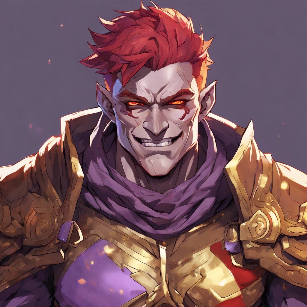 Very very short handsome orc man | Fanart