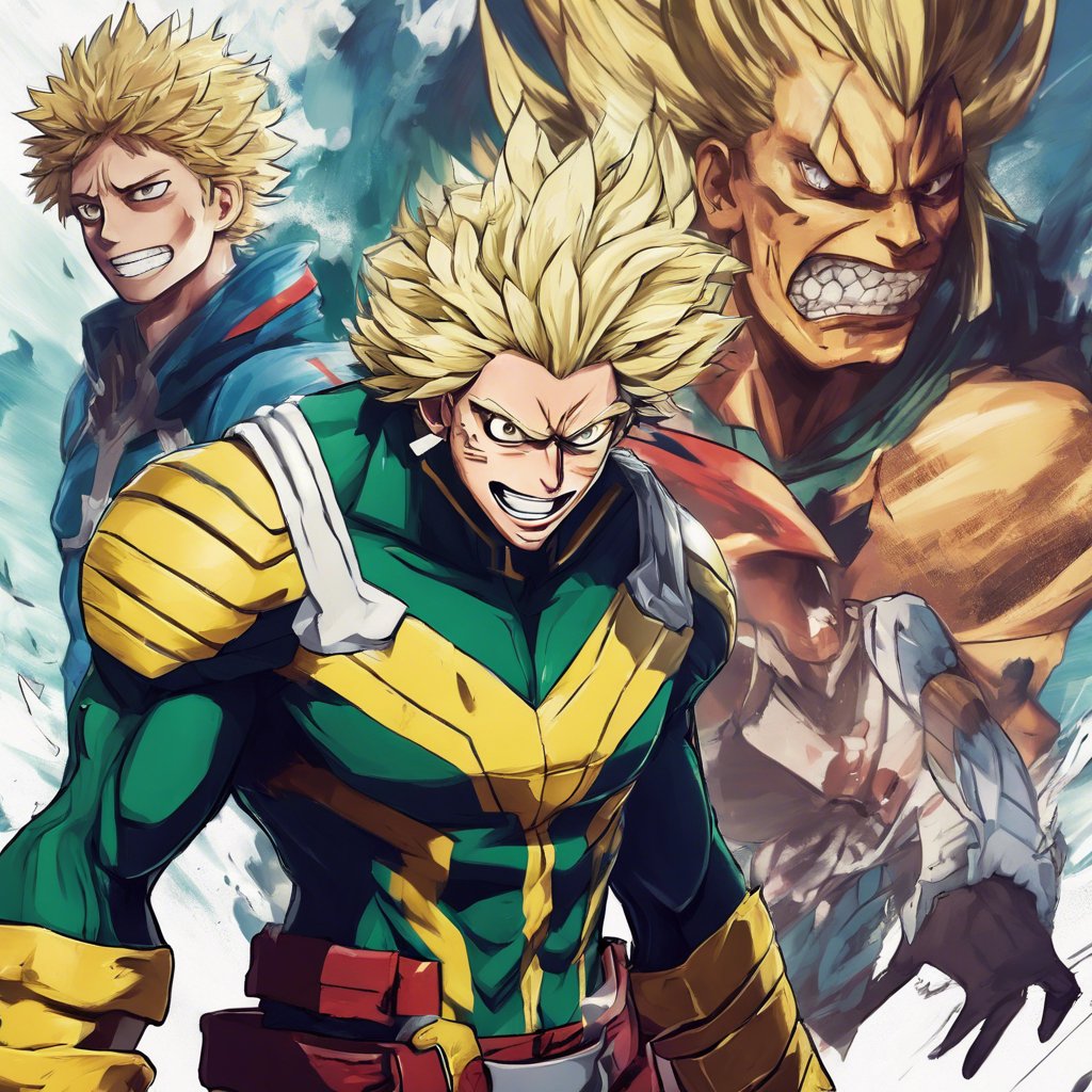 My hero academia X Percy Jackson: Fanart