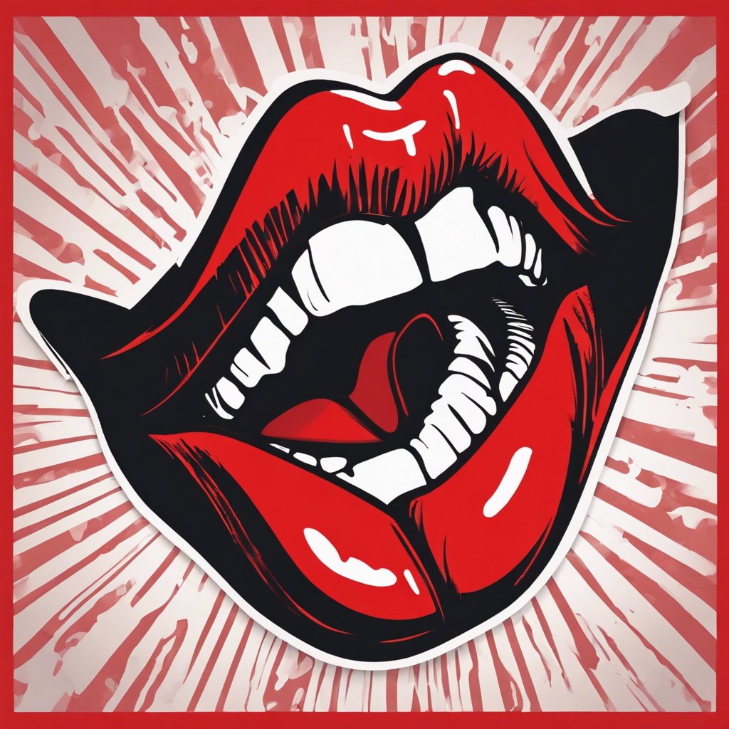 Anonymously loud logo, highly stylized and Fanart