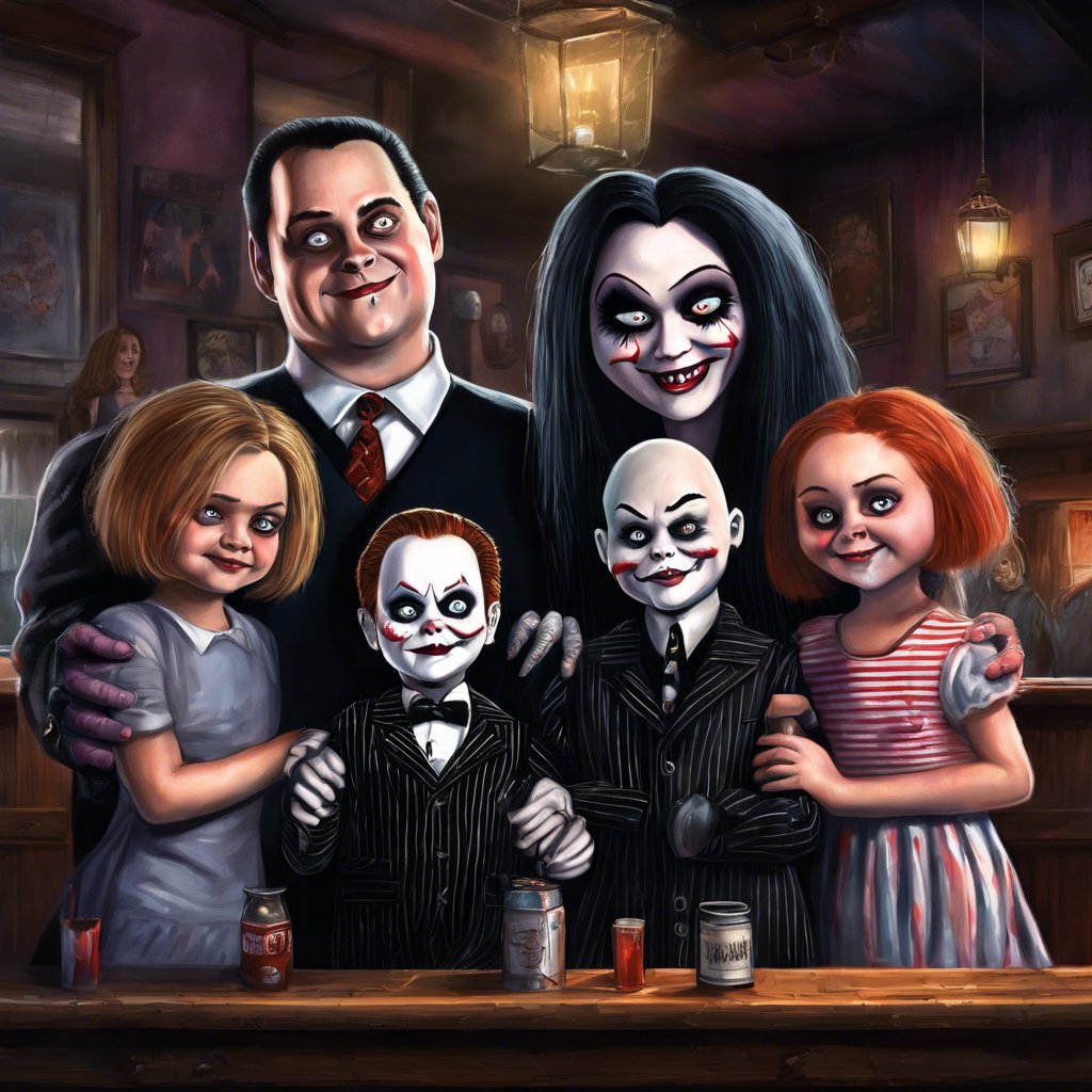 Chucky and Tiffany’s twin children Glen Fanart