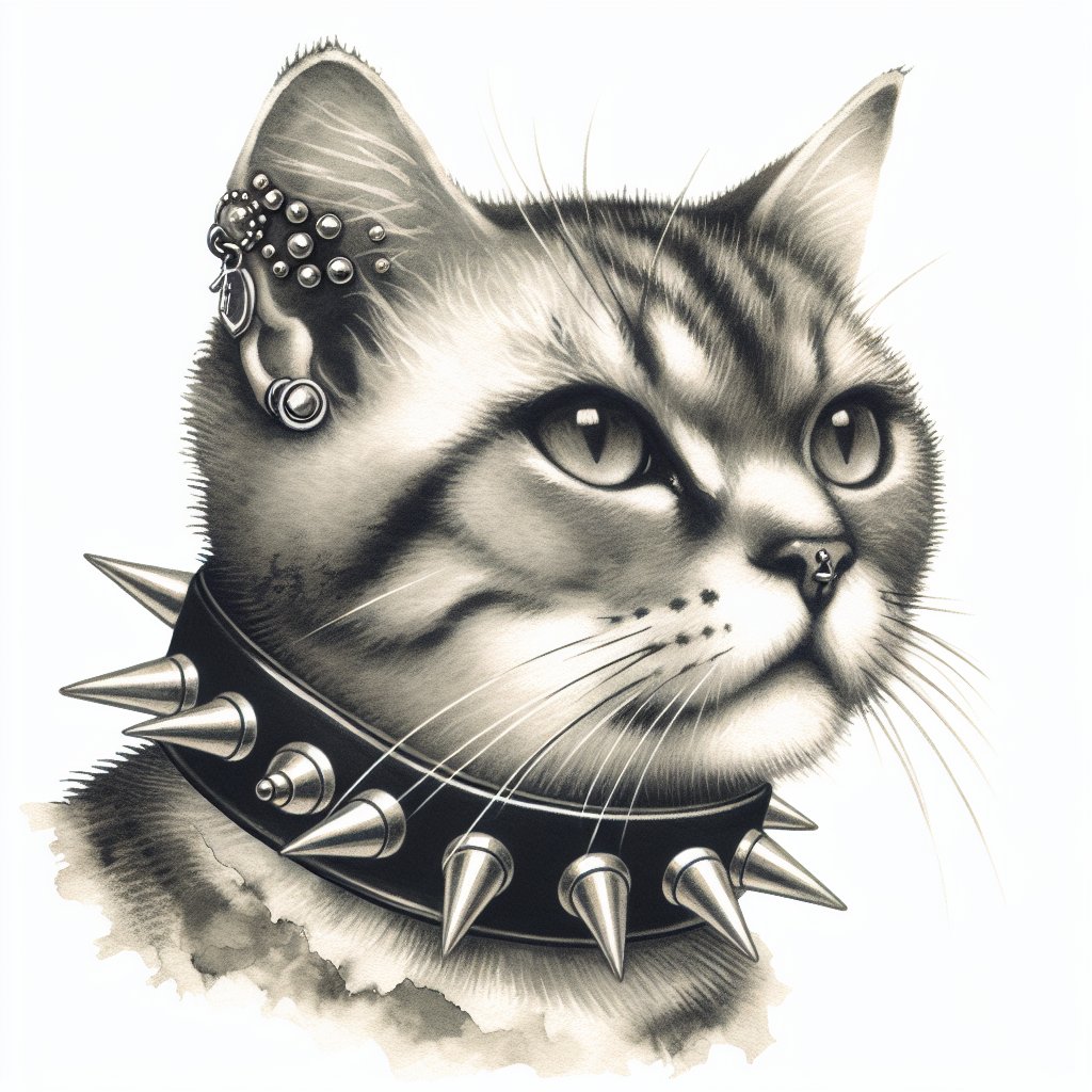 Metalhead cat | Fanart