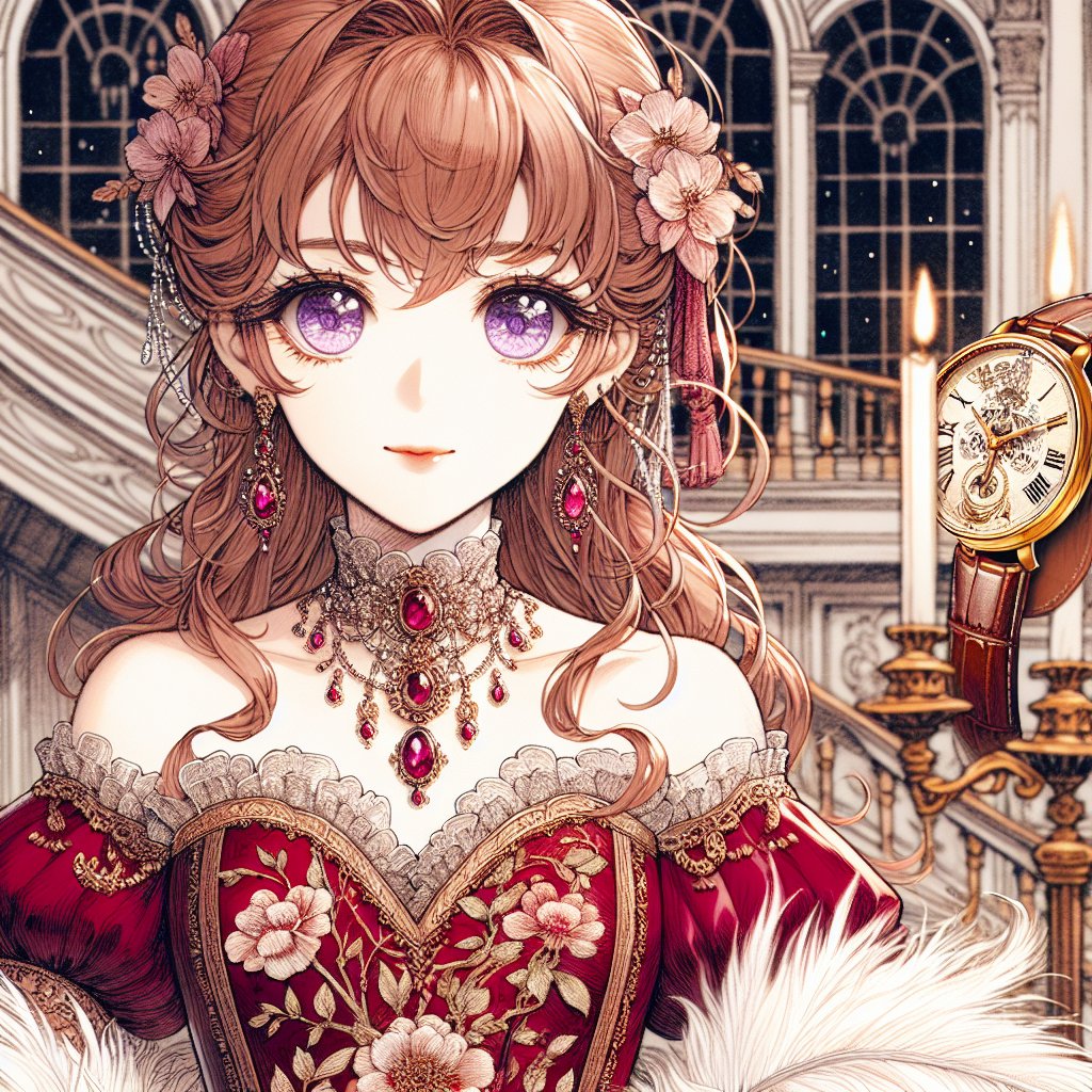 Anime Girl Wearing Watch: Envision an | Fanart