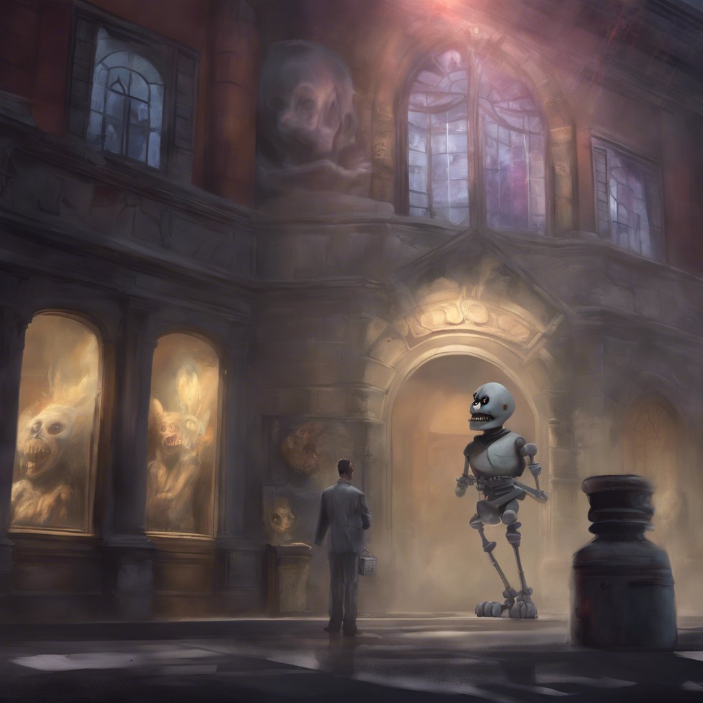Fnaf universe, where the security guard Fanart