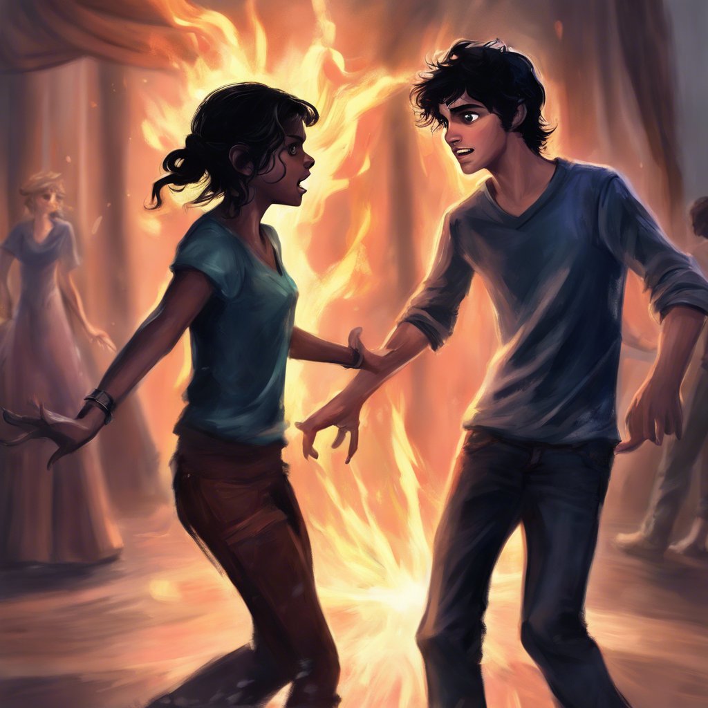 Percy Jackson gets mad at his | Fanart