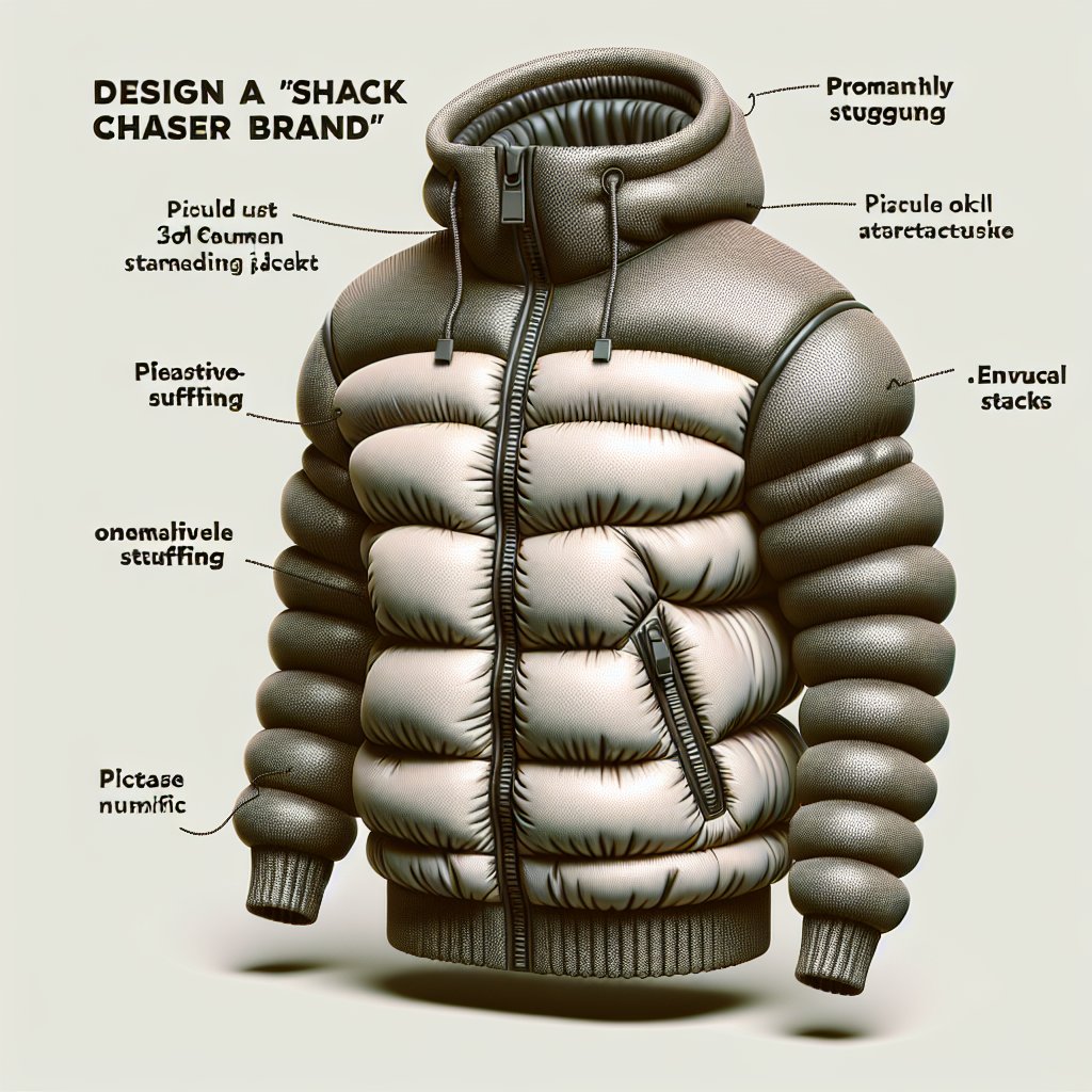 Sack chaser brand 3D puffer jacket Fanart