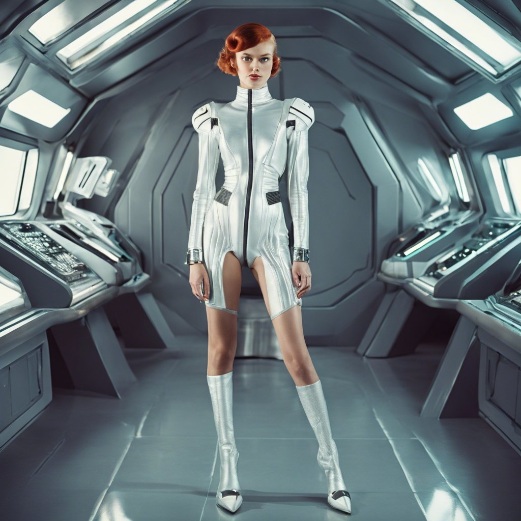 Retro Sci-Fi Attire: Space age-inspired clothing Fanart
