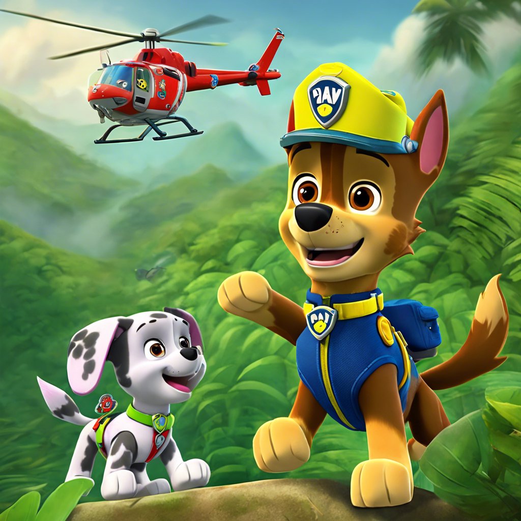 Paw patrol brandy and Mr whiskers Fanart