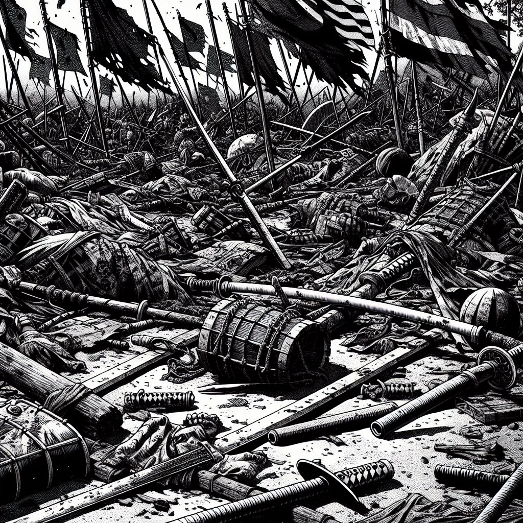 Detailed bloody battle field Fanart