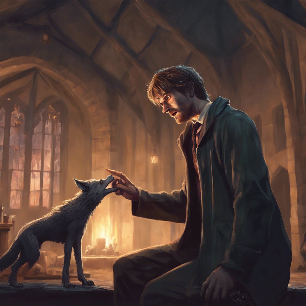 Remus Lupin finds out that Harry | Fanart