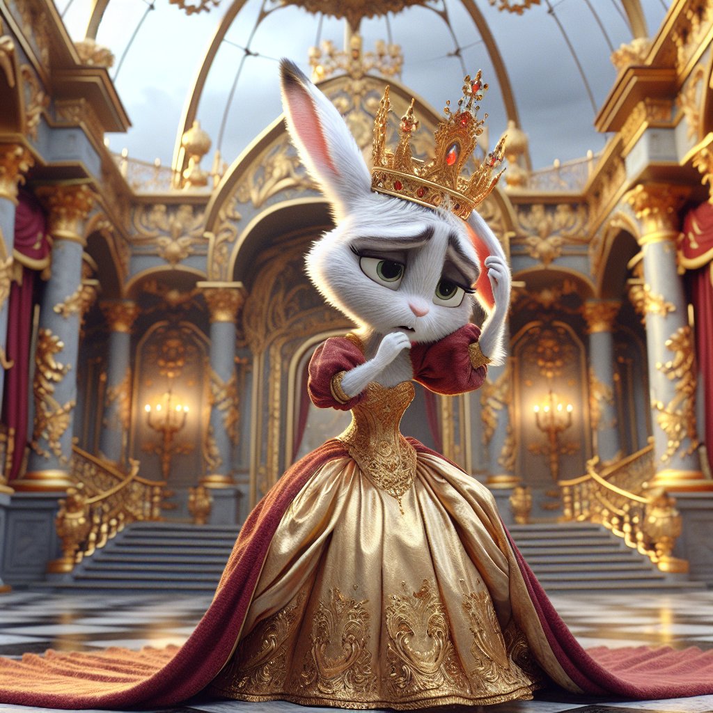 An animated style anthropomorphic rabbit is Fanart