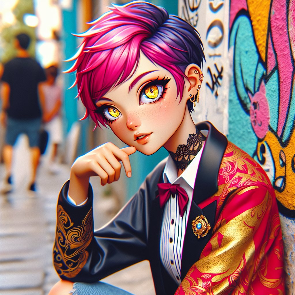 Anime Girl Eating Chicken Nugget: Anime Fanart