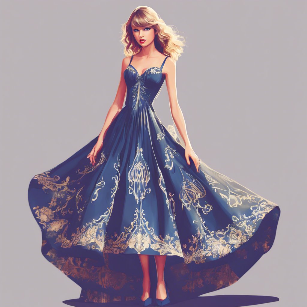 Taylor Swift’s dress Fanart
