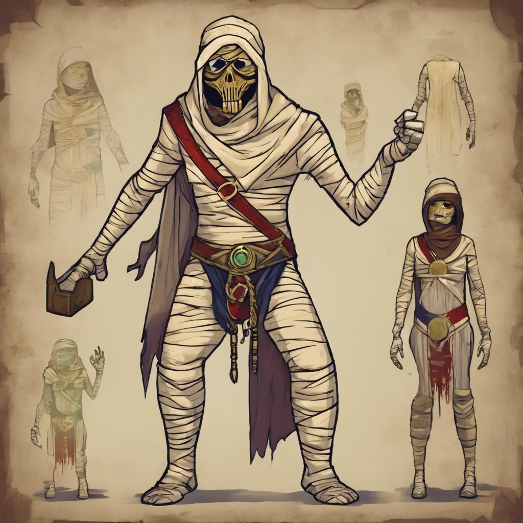 Mummy outfit with bloodline power Fanart