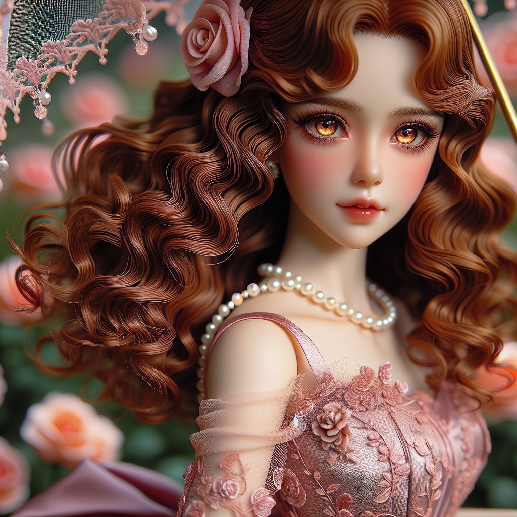 Anime Girl Brown Hair Hazel Eyes: Fanart