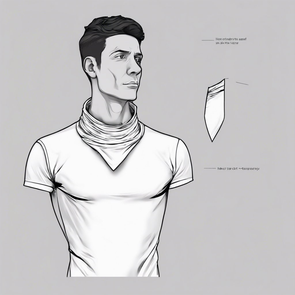 T shirt design where the neck Fanart