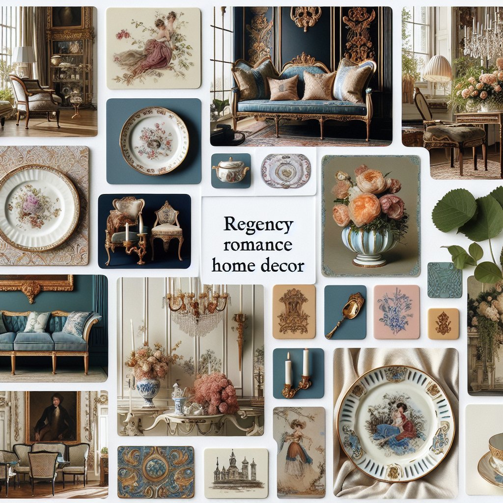 Regency Romance Home Decor: Sophisticated, ornate, Fanart