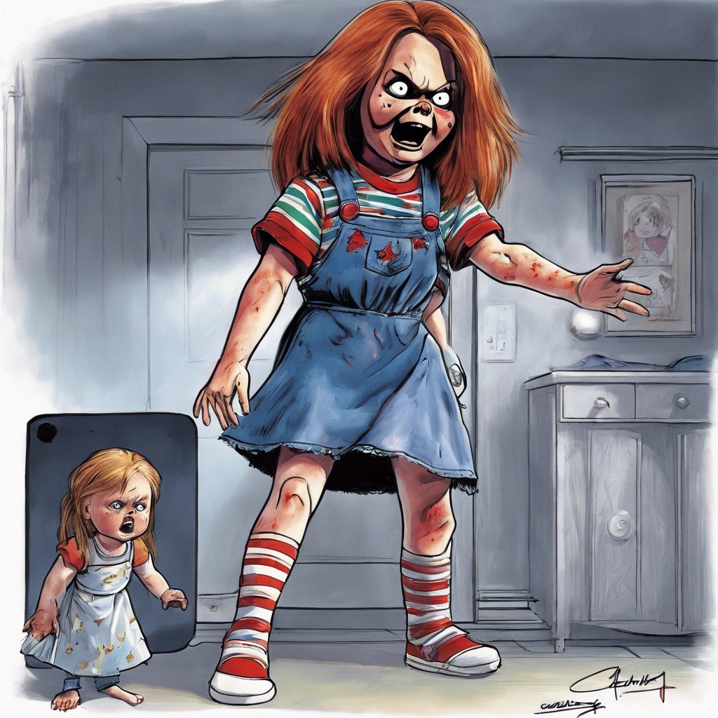 Chucky is at home with his | Fanart