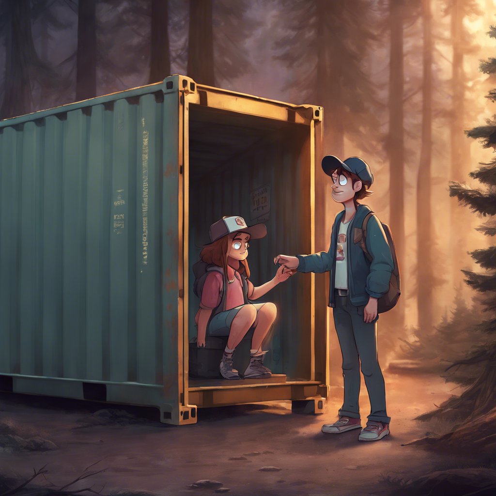 Gravity Falls AU. Dipper Pines discovers Fanart