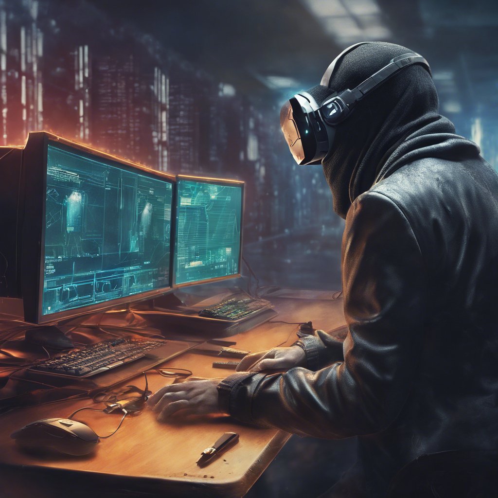 A cybersecurity expert tracks a dangerous Fanart