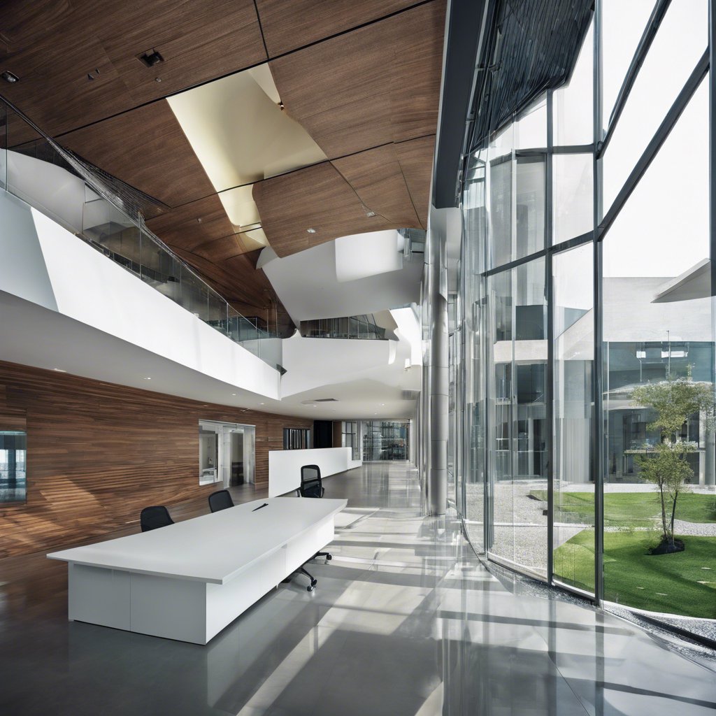 modern hitech office building Fanart