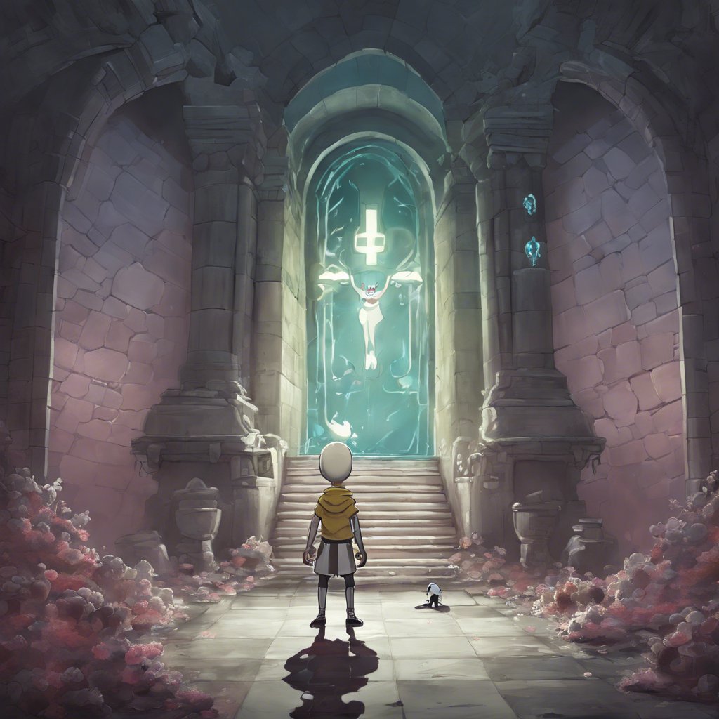 Gojo vs Undertale Last Breath mod Fanart
