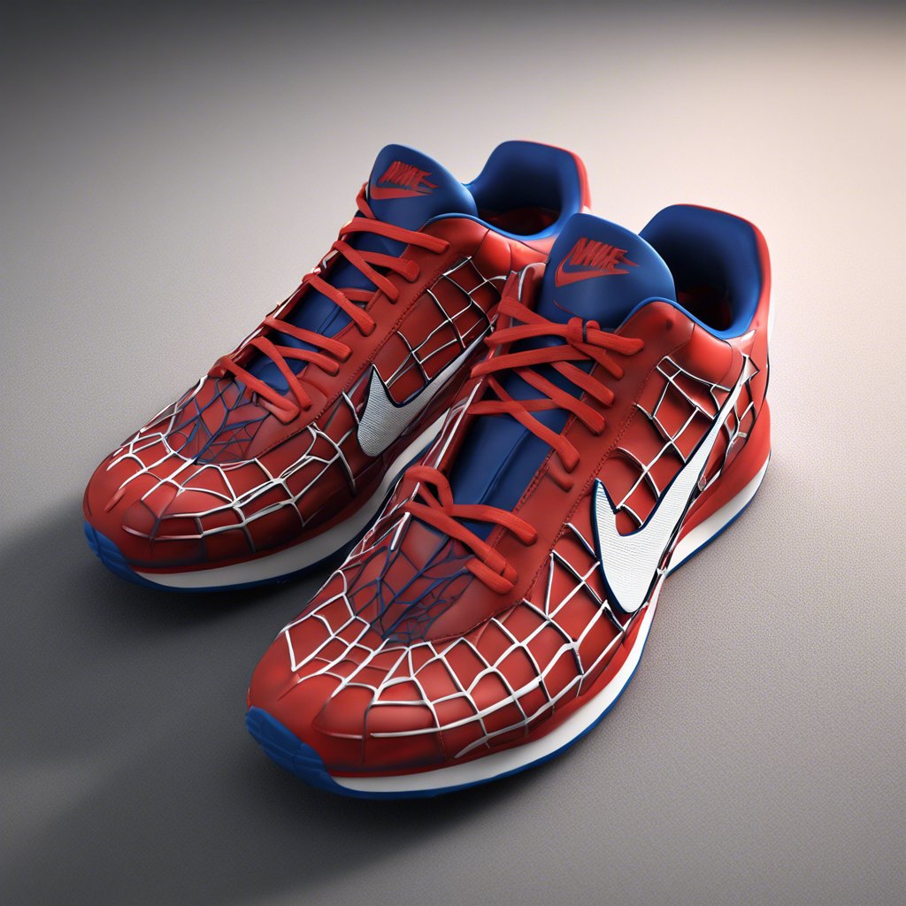 Make a spider man nike sneaker | Fanart