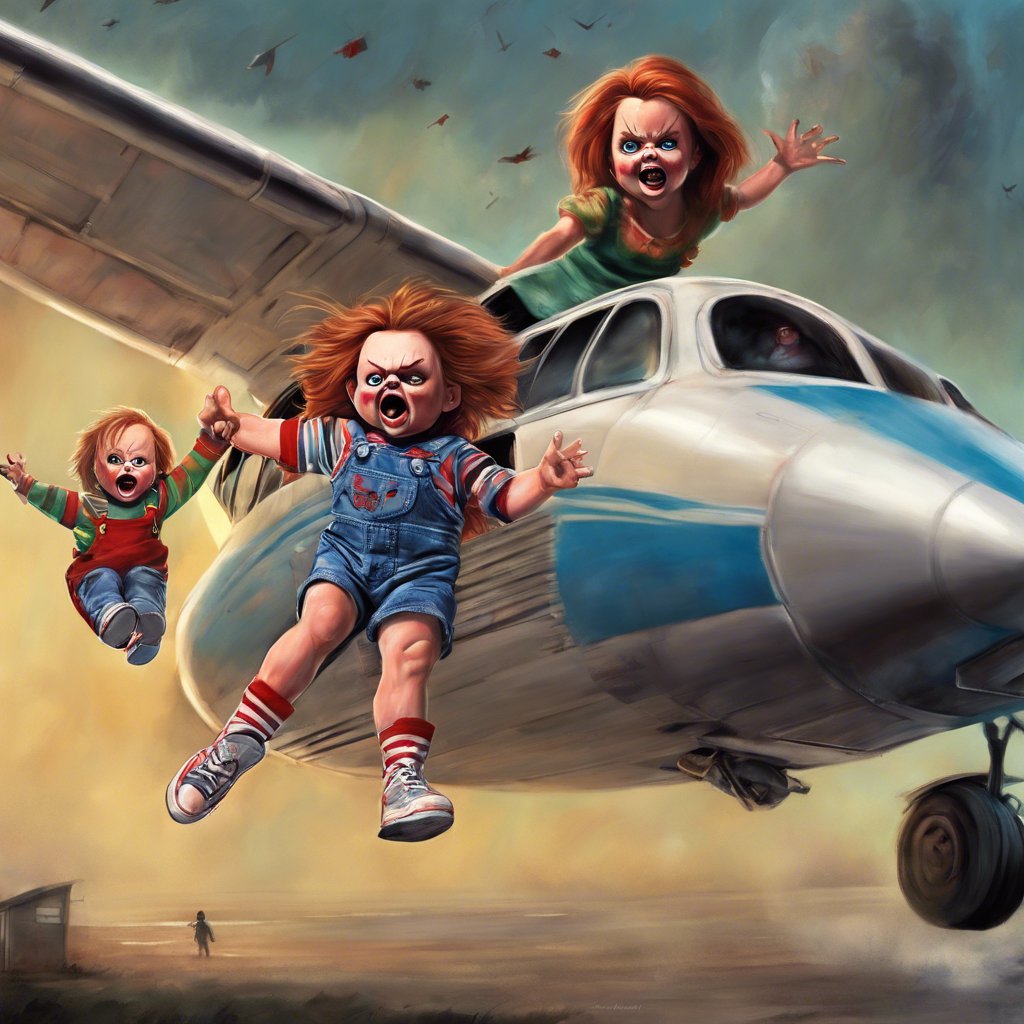 Chucky and Tiffany’s twin children Glen Fanart