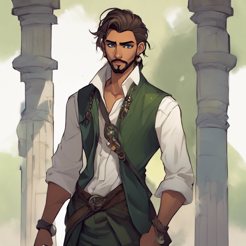 Tall young man with tan olive Fanart