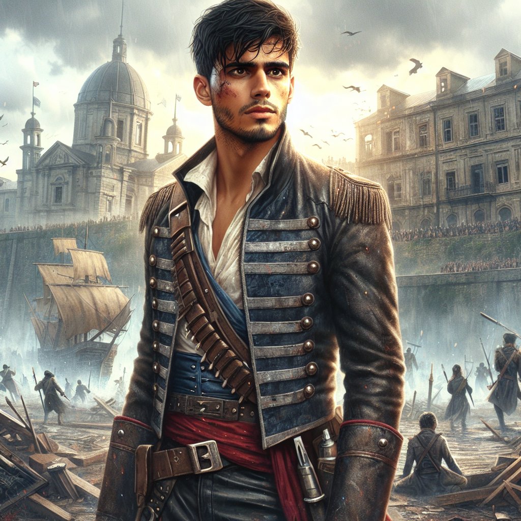 Realistic Style, Male Character, Rebel Leader, Fanart