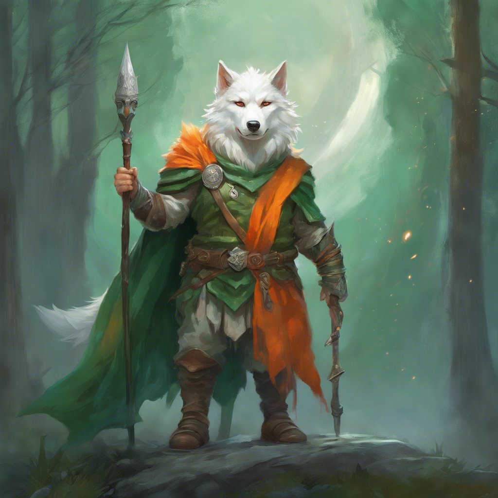 Strong gnome warrior with short hair, Fanart
