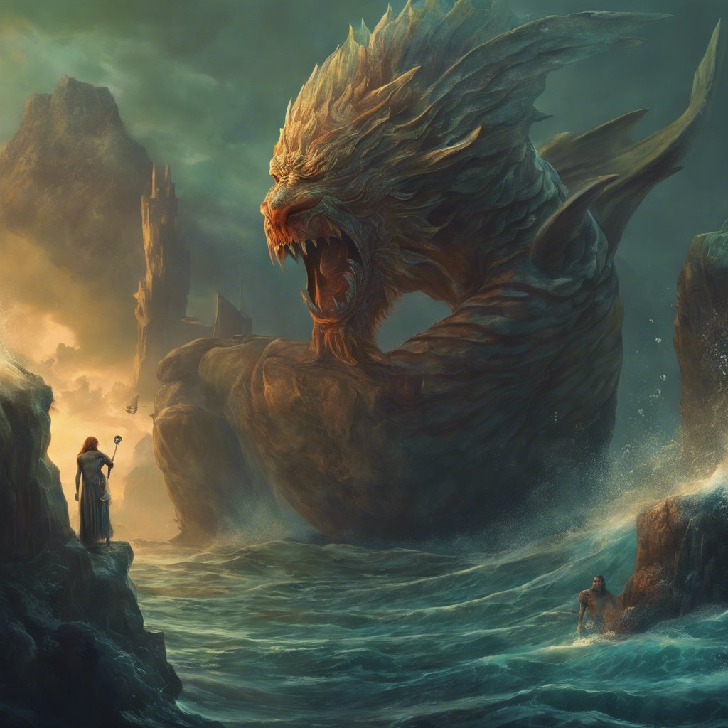 Beowulf marries a mermaid Fanart
