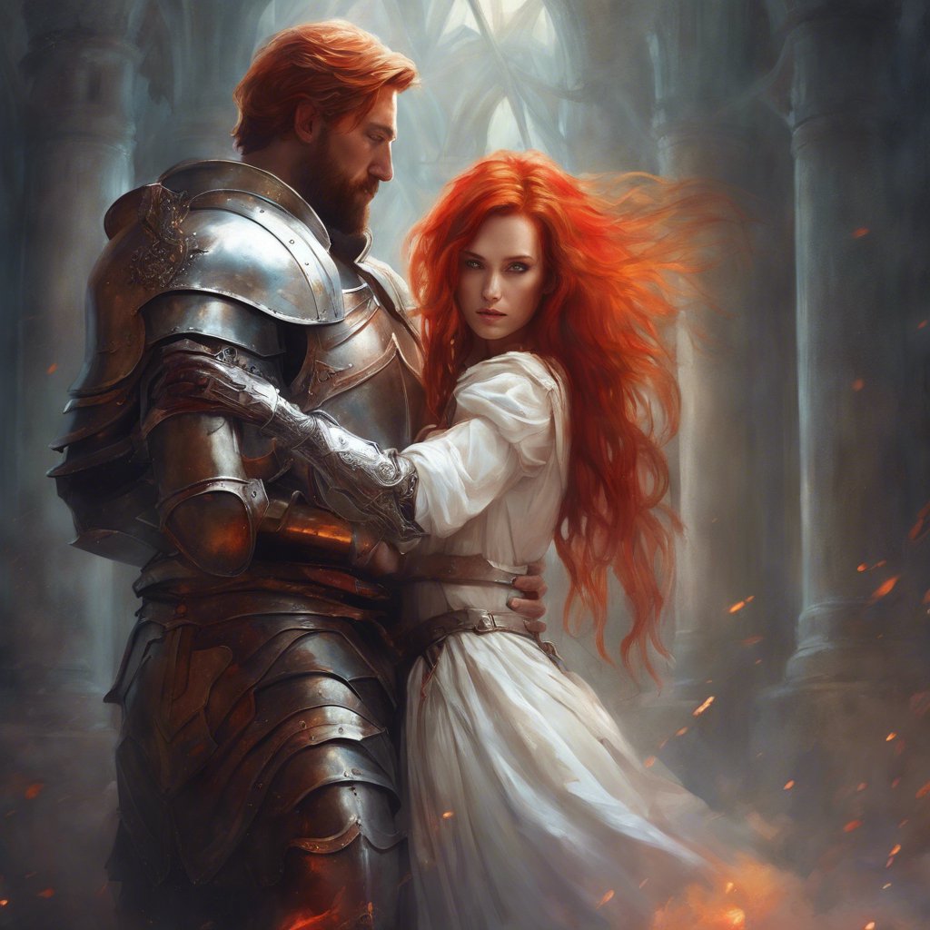 A young woman knight in a Fanart