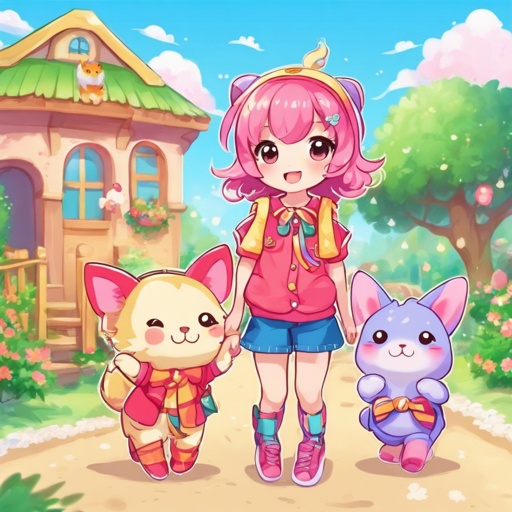 Pomni with Jax Fanart