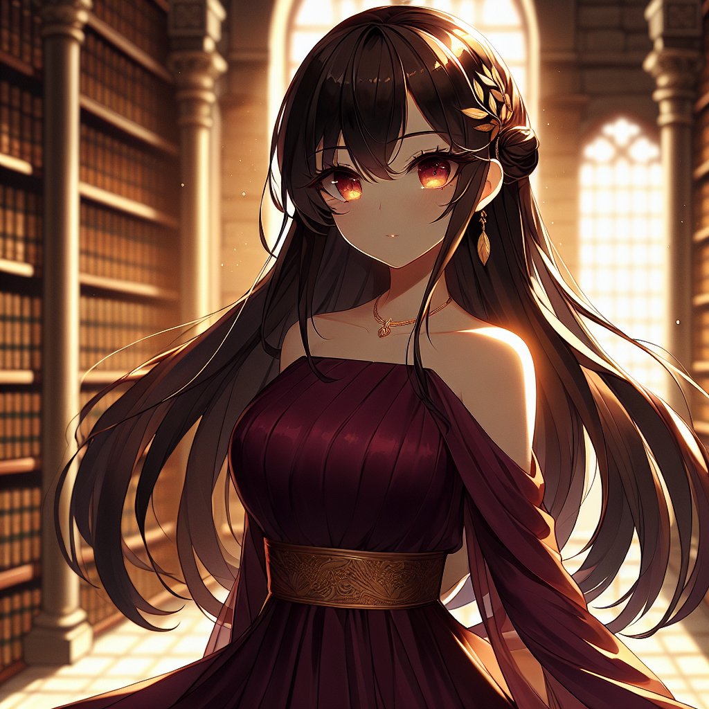 Explore Anime Girl Library Art