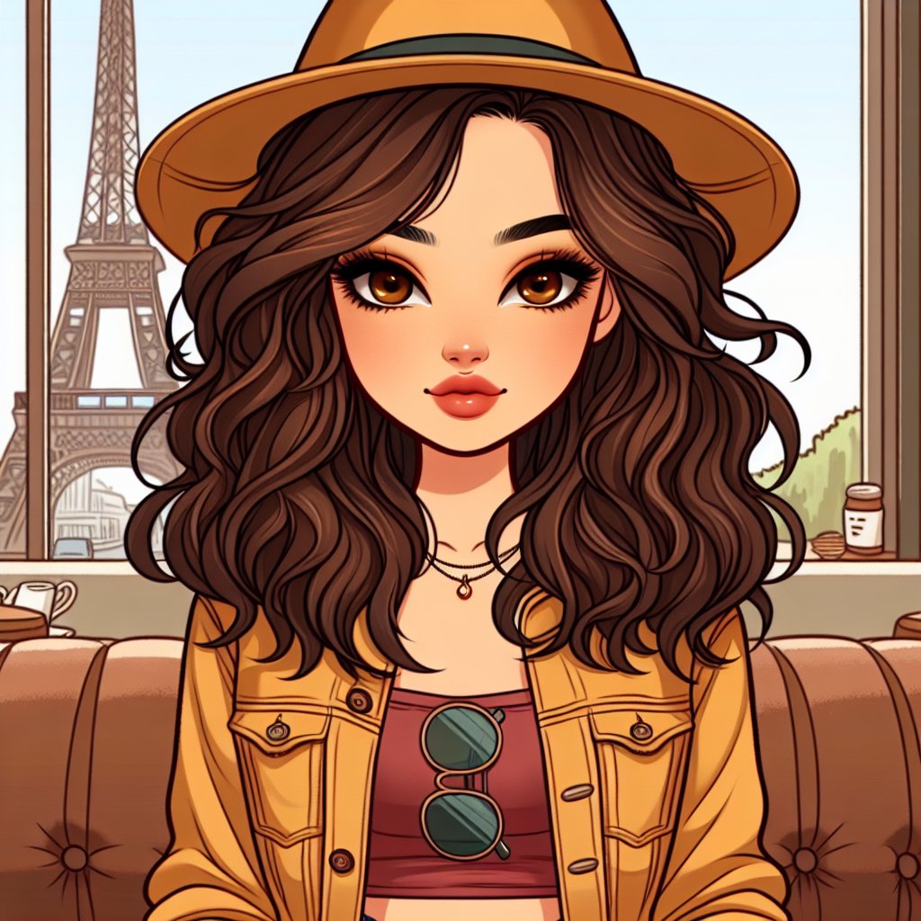 Anime Girl With Yellow Jacket: Anime Fanart