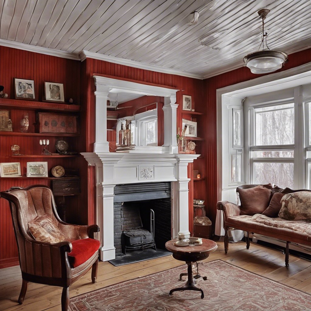 Russian revival traditional design.The walls and Fanart