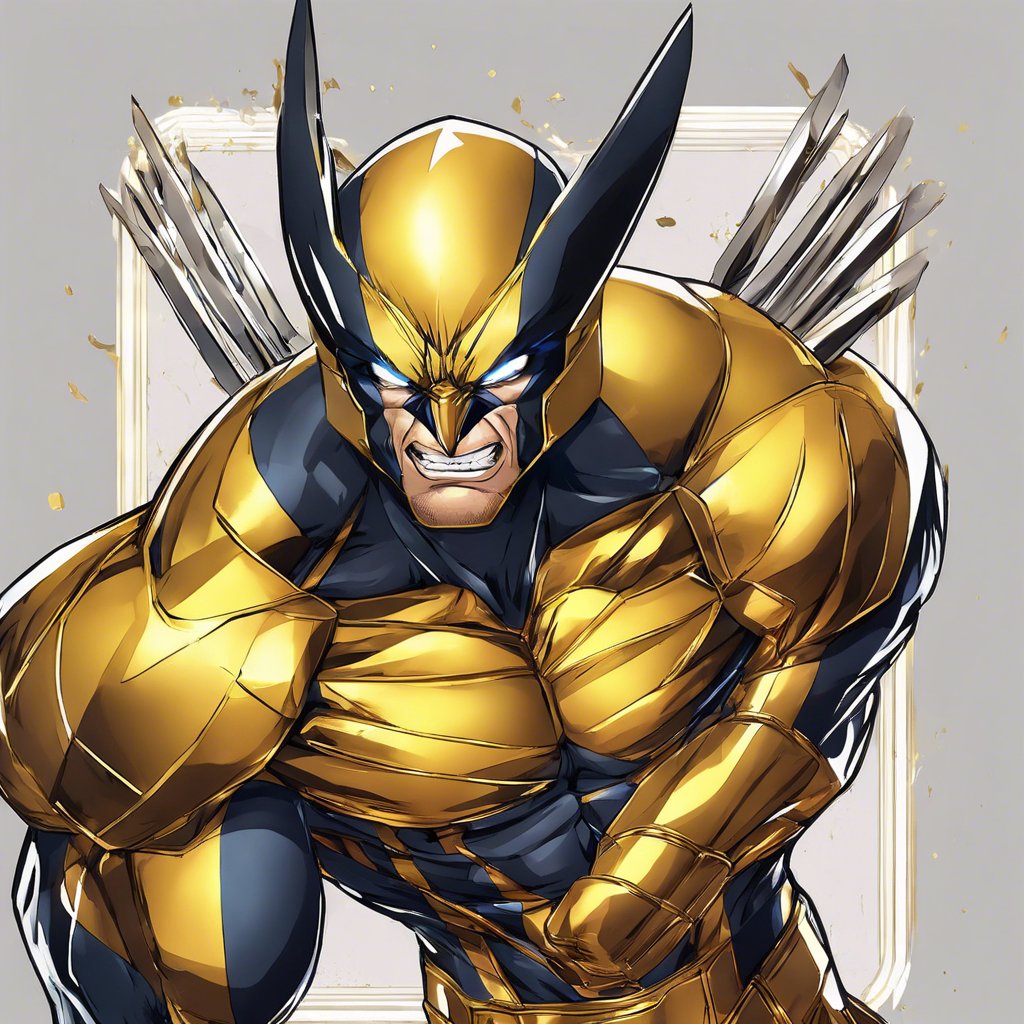 Gold wolverine | Fanart