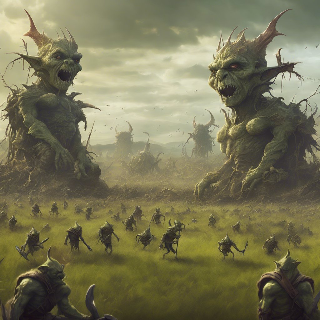 Goblins on a large field Fanart