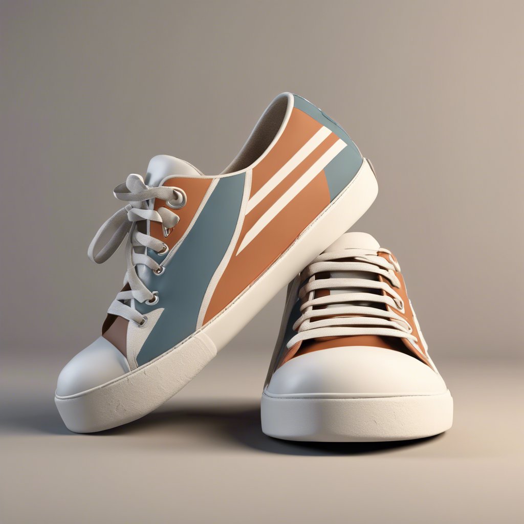 Mid-Century Modern Sneakers: Clean, simple lines Fanart