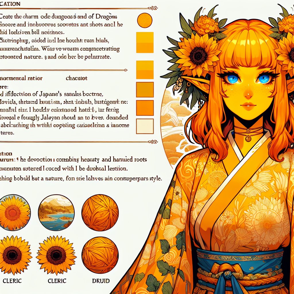 Design a character inspired by the Fanart